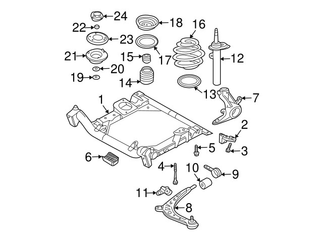 31126756695 Шаровой шарнир Л BMW | Запчасти на DRIVE2