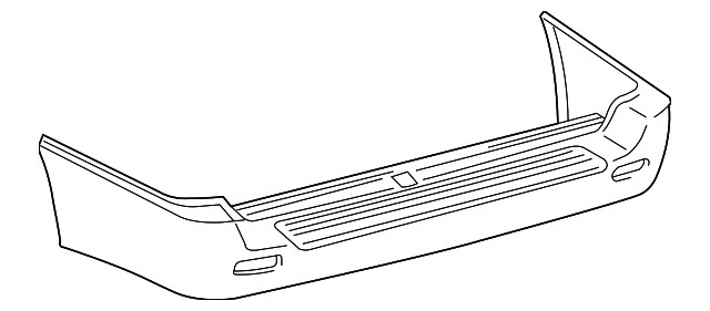 5215960907 Задний бампер Land Cruiser TOYOTA LEXUS | Запчасти на DRIVE2