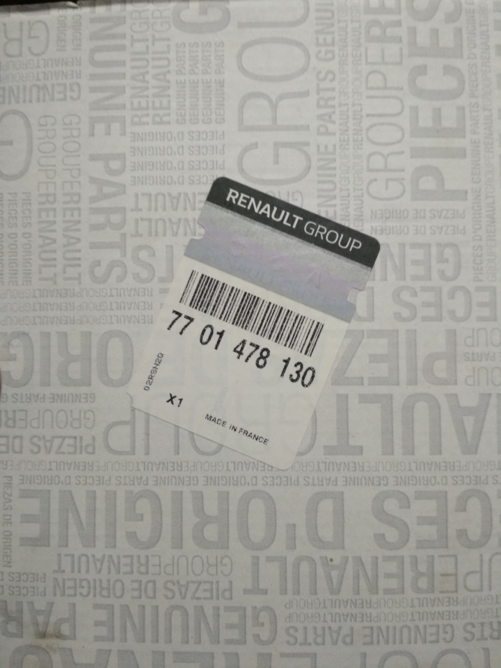 7701478130 Комп. клапанов выпускных 8шт RENAULT | Запчасти на DRIVE2