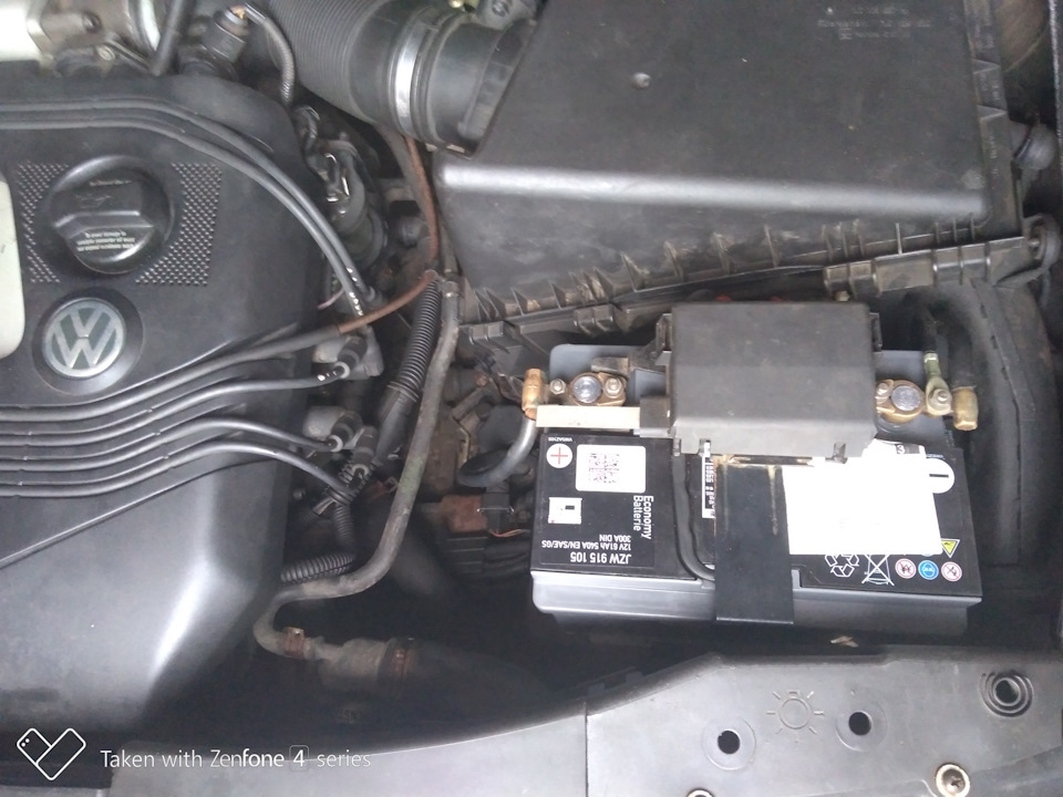 Аккумулятор JZW 915 105 — Volkswagen Golf GTI Mk4, 2,3 л, 1998 года ...