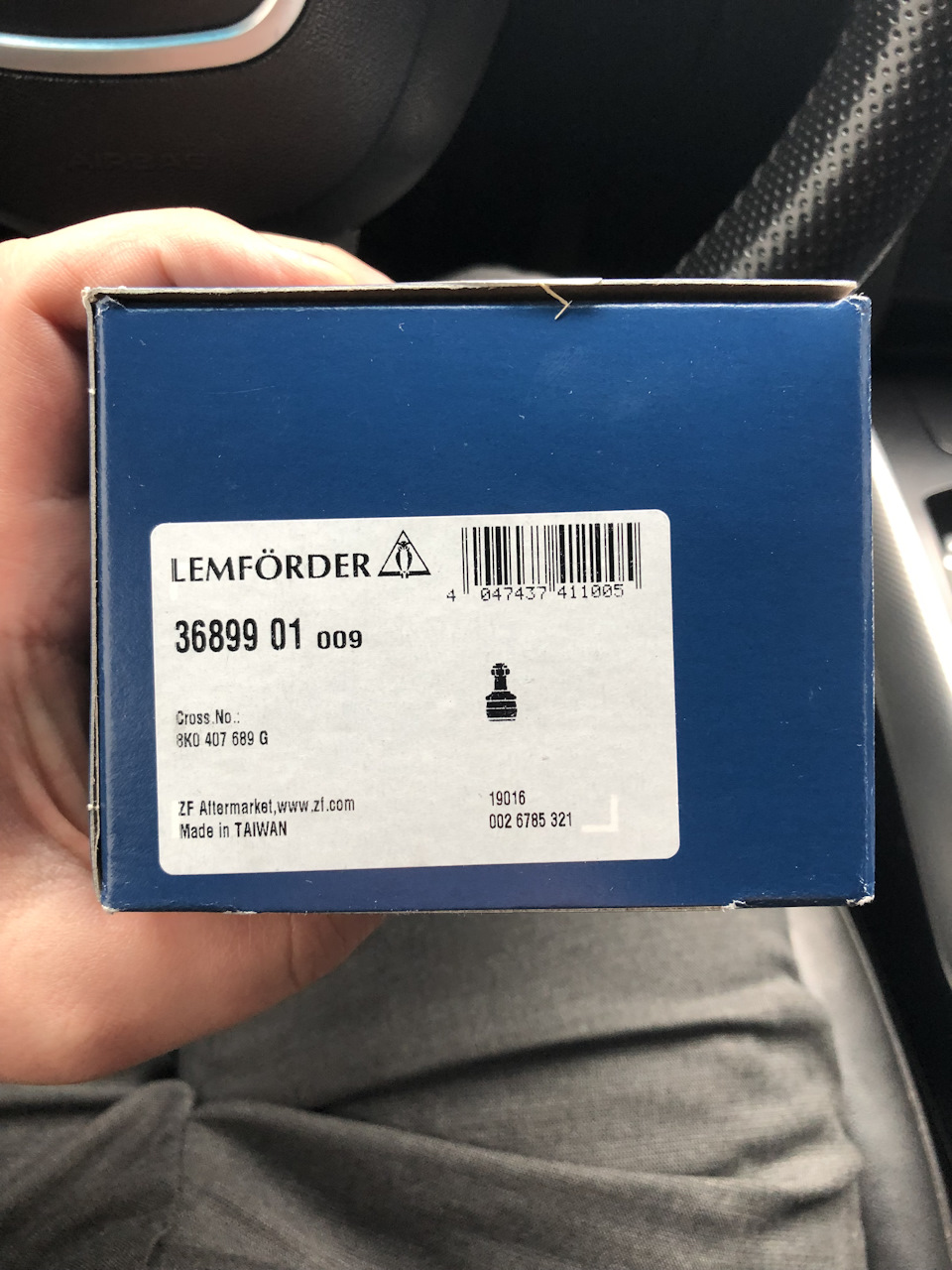 Замена всех передних рычагов + наконечники — Audi A5 Sportback (1G), 2 ...