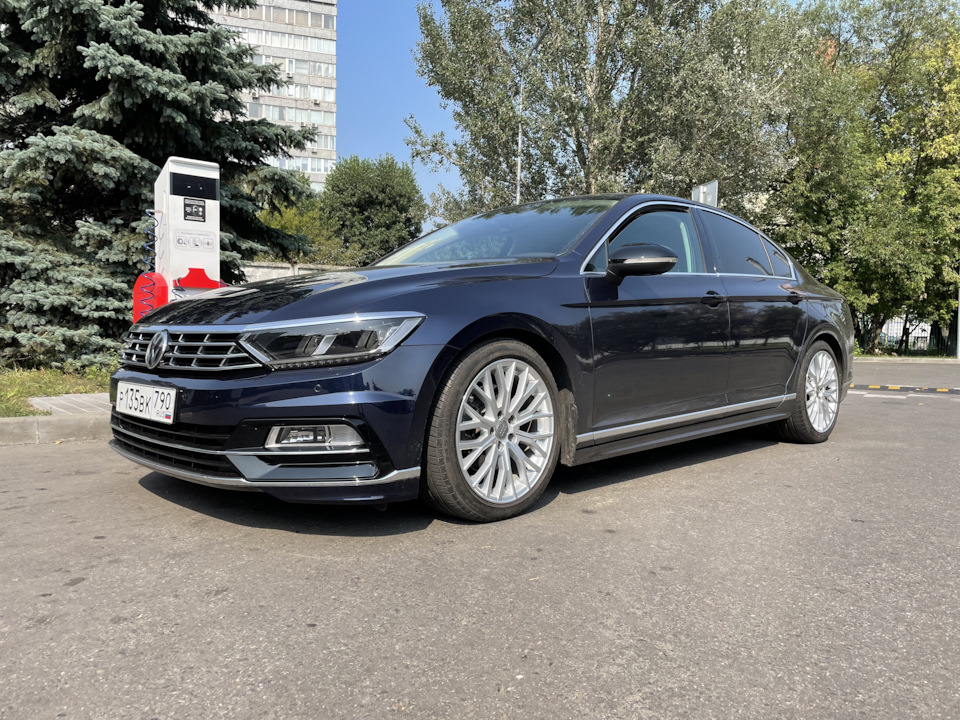 Eibach -30 и новые летние диски — Volkswagen Passat B8, 1,8 л, 2015 года | тюнинг | DRIVE2