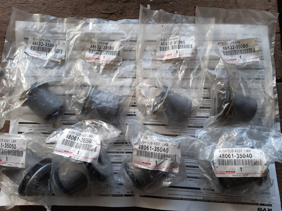 Ревизия передних рычагов подвески — Toyota Land Cruiser Prado 90-series ...