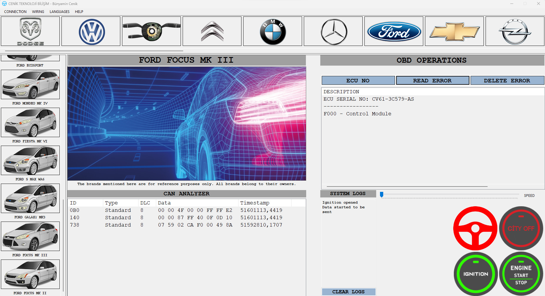ELECTRONIC STEERING BOX PUMP AND EPS STARTING TEST SOFTWARE — DRIVE2