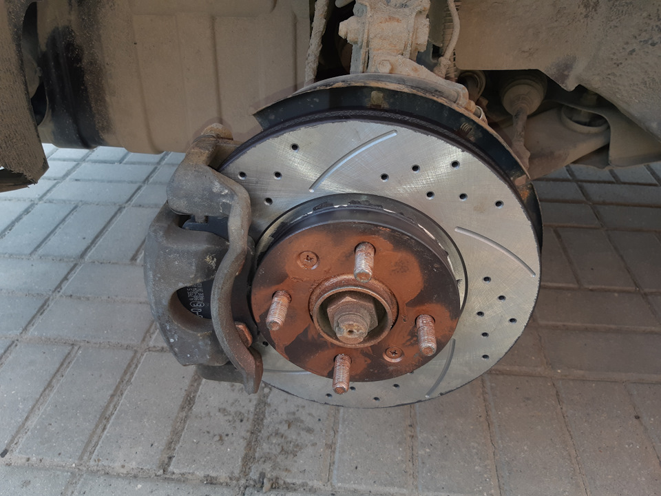 Новые тормозилки в круг — KIA Rio (3G), 1,4 л, 2015 года | своими ...