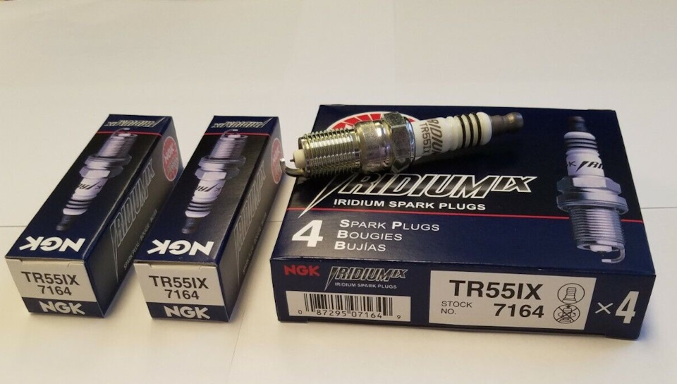 TR55IX Свеча зажигания 7164 Iridium IX NGK | Запчасти на DRIVE2