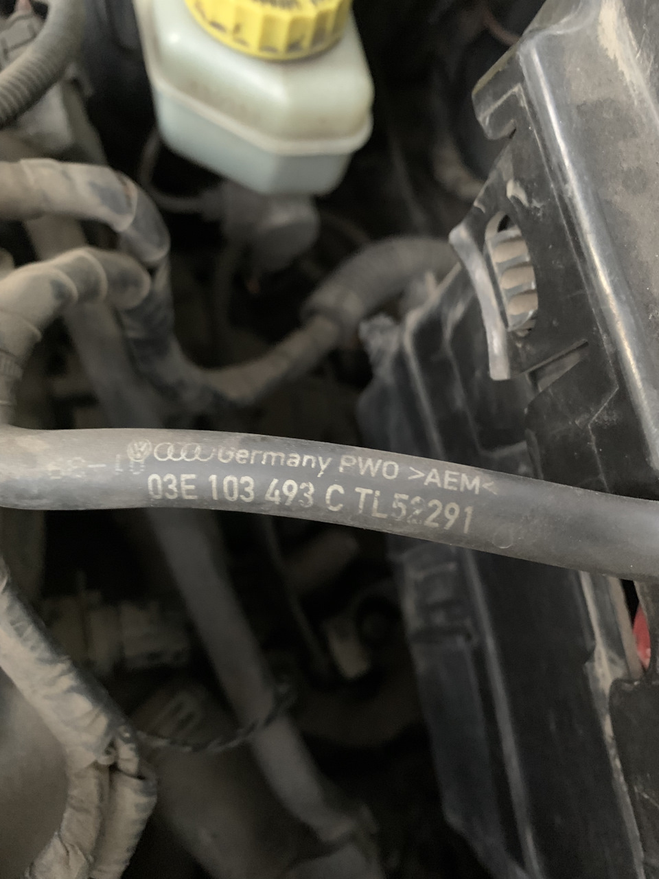 03E103493C Патрубок свежего воз VAG | Запчасти на DRIVE2