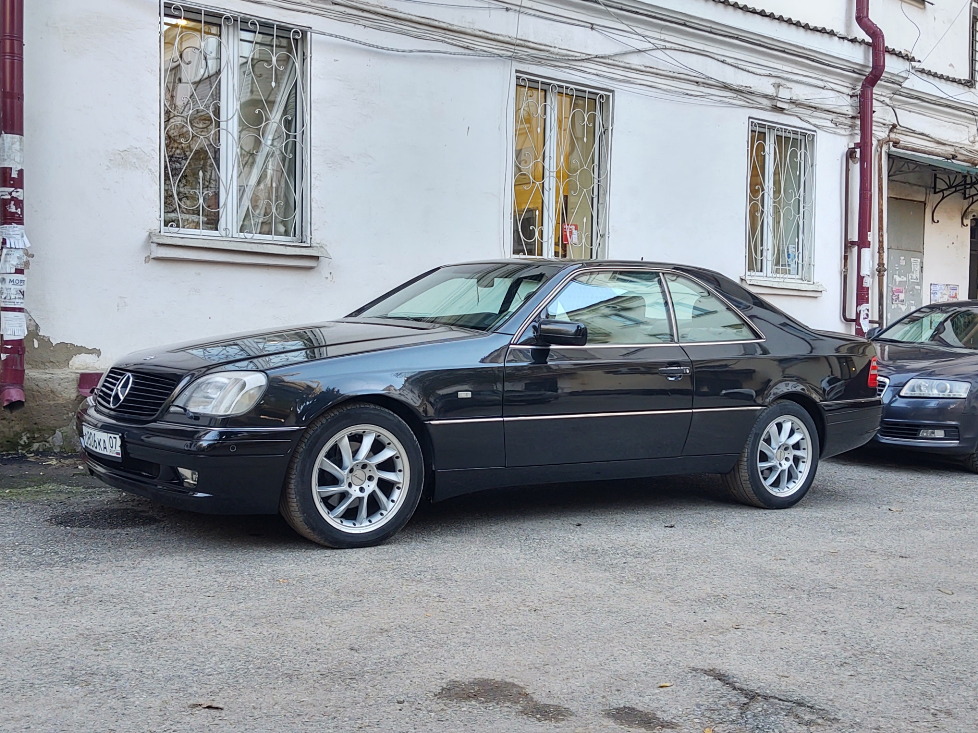 Смена дисков на Eltanin by Ronal R18 — Mercedes-Benz CL (W140), 5 л ...