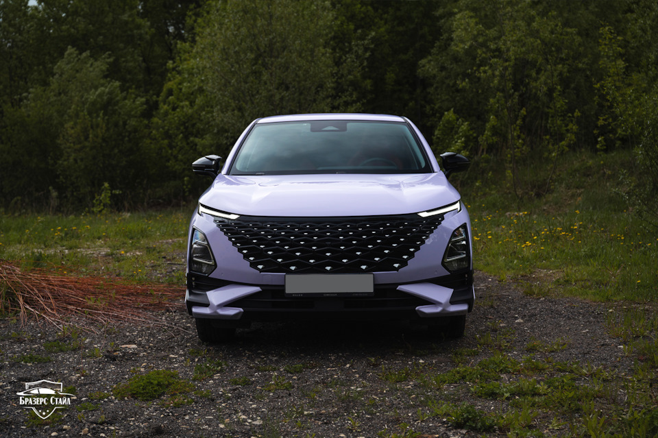 Оклейка Omoda C5 полиуретановой плёнкой Vega Stella Purple — Brothers ...