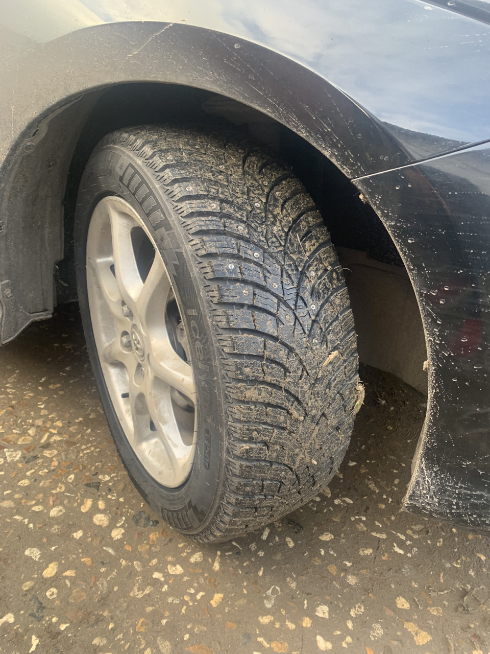 Зимние шины Triangle Ice lynx TI501 — Toyota Isis, 1,8 л, 2009 года ...