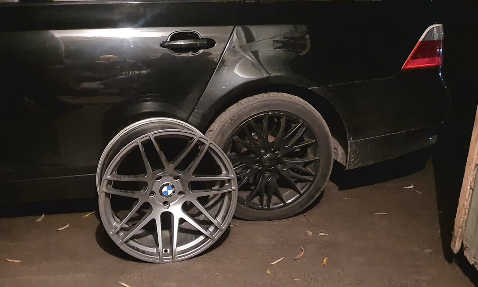 Диски r19 haxer hx 020 — BMW 5 series Touring (E61), 3 л, 2006 года ...