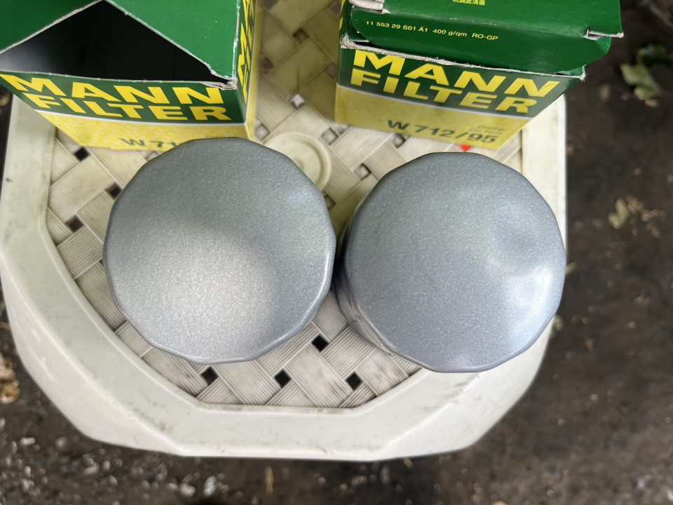 фильтра Mann w712/95 оба оригинала — Volkswagen Polo liftback, 1,4 л ...