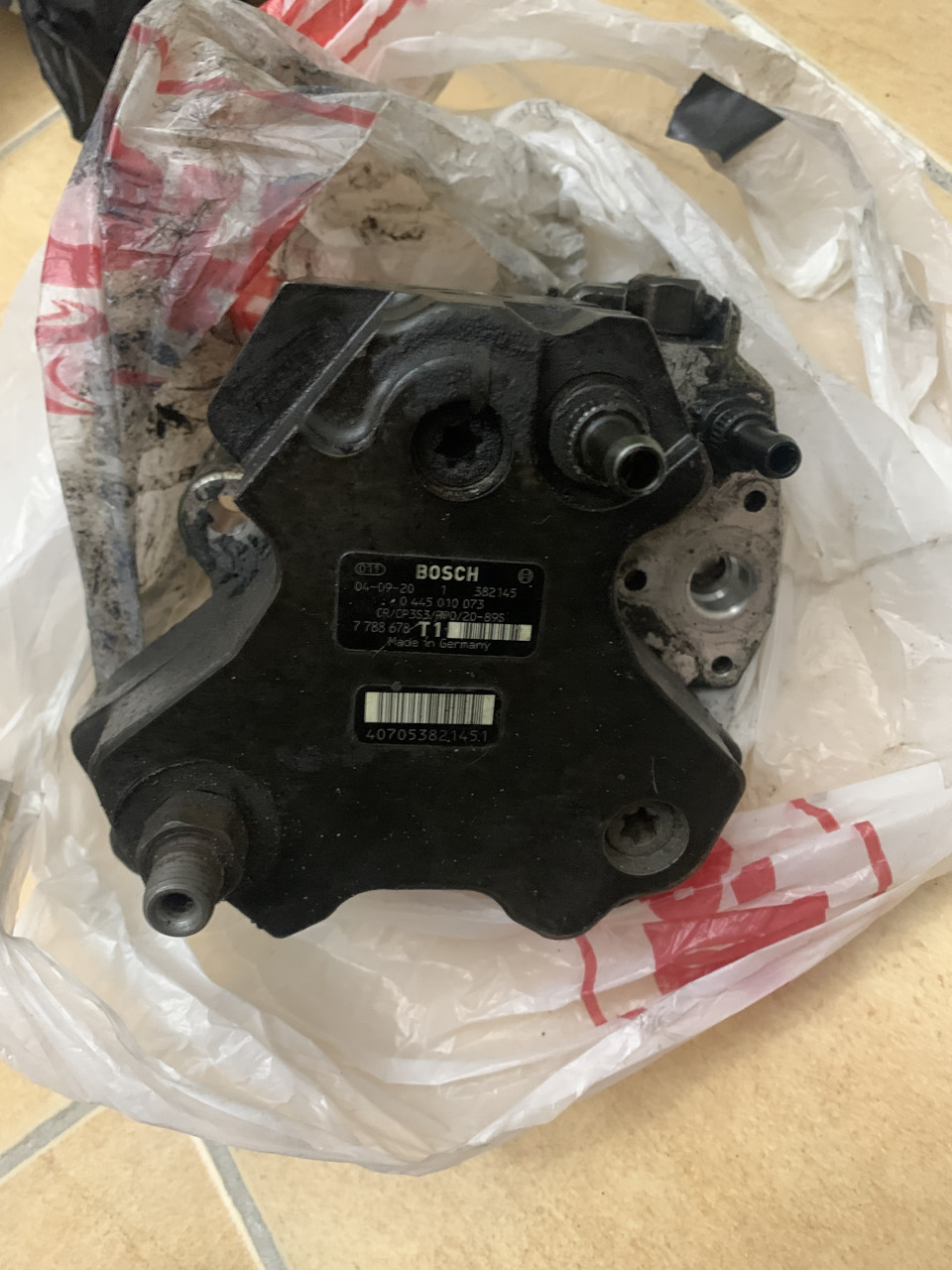 0445010073 ТНВД BMW E60 BOSCH | Запчасти на DRIVE2