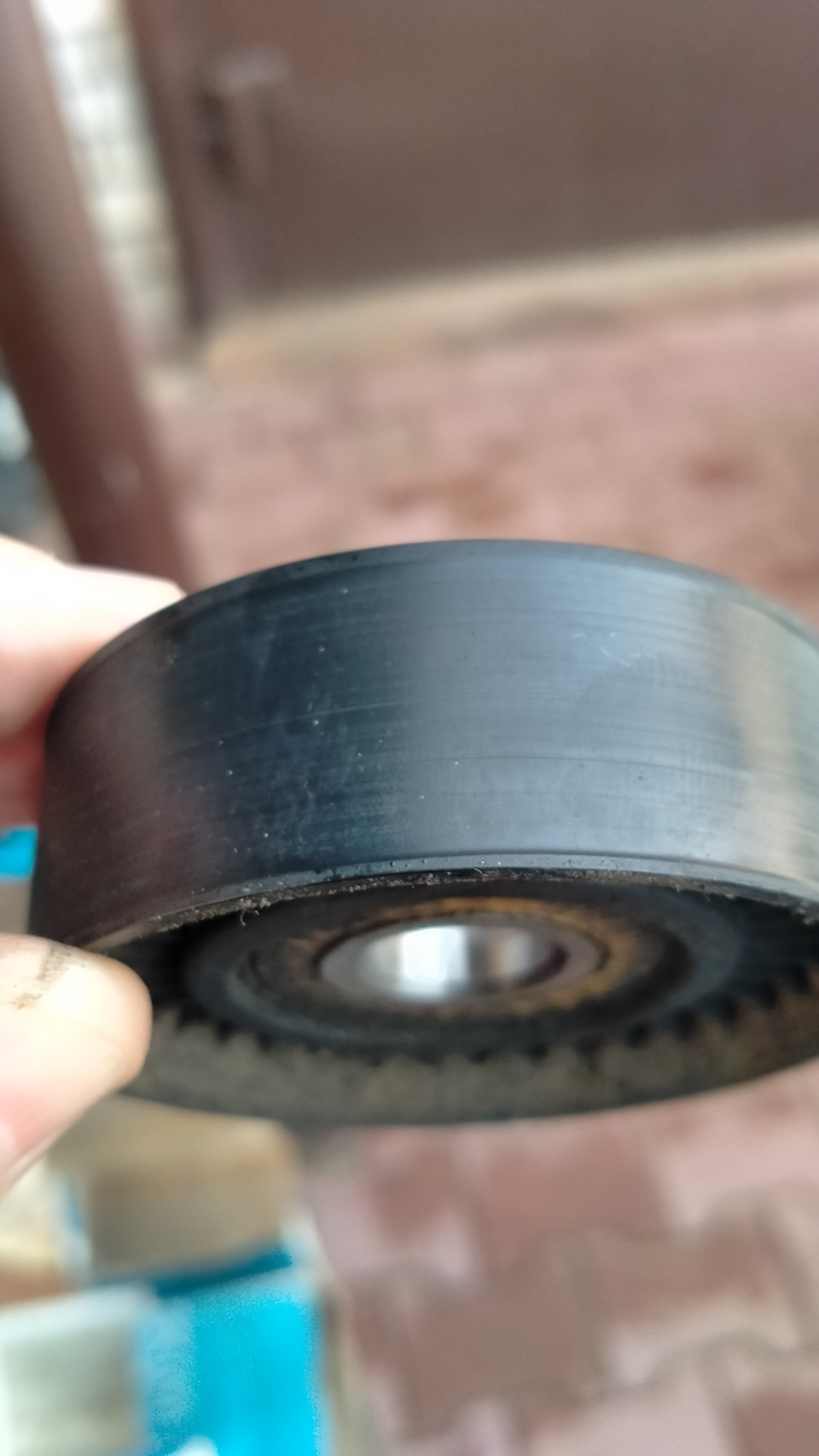 ТО+замена ГРМ+помпа+поликлиновый ремень. — Volkswagen Tiguan (1G), 2 л ...