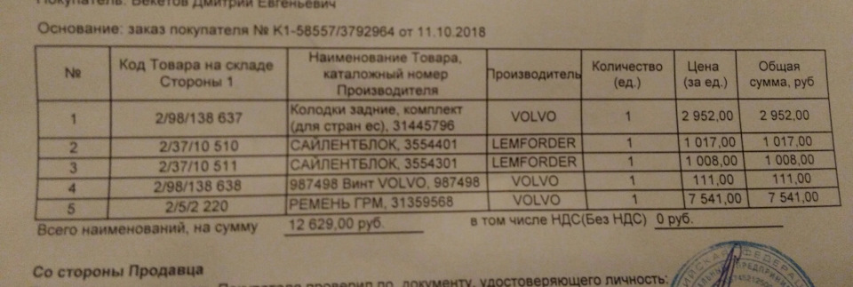 Делаем все по уму — Volvo XC70 III, 2,4 л, 2011 года | визит на сервис ...