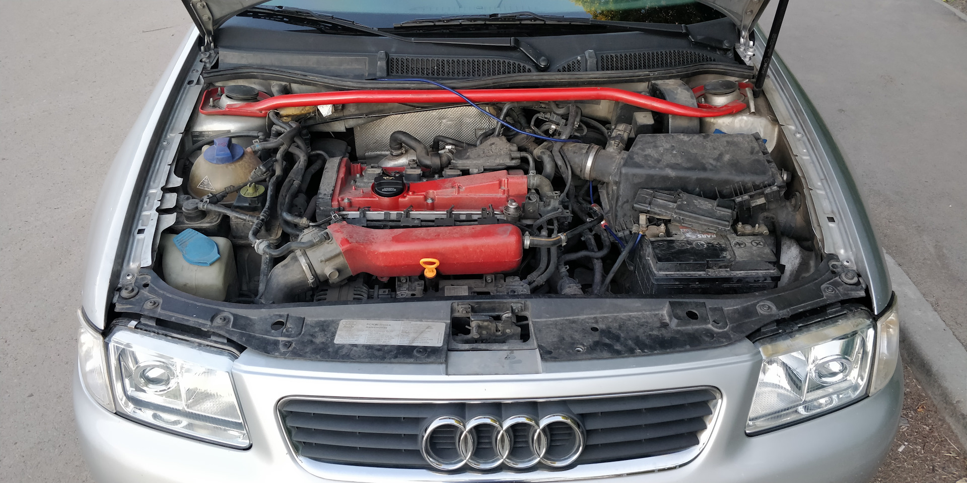 Фронт кулек — Audi A3 (8L), 1,8 л, 2000 года | тюнинг | DRIVE2