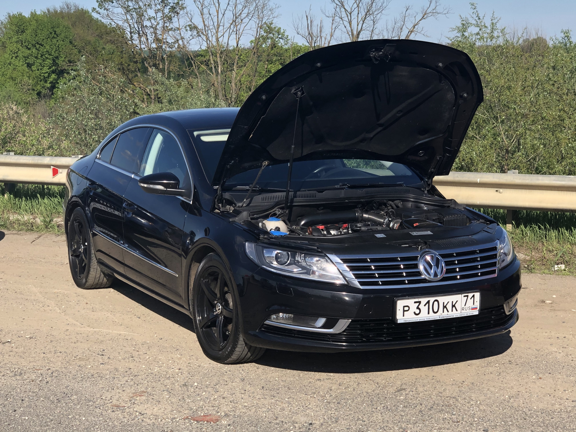 Заезд с Passat CC K04 UNI. — Skoda Octavia RS A7 Mk3, 2 л, 2014 года ...