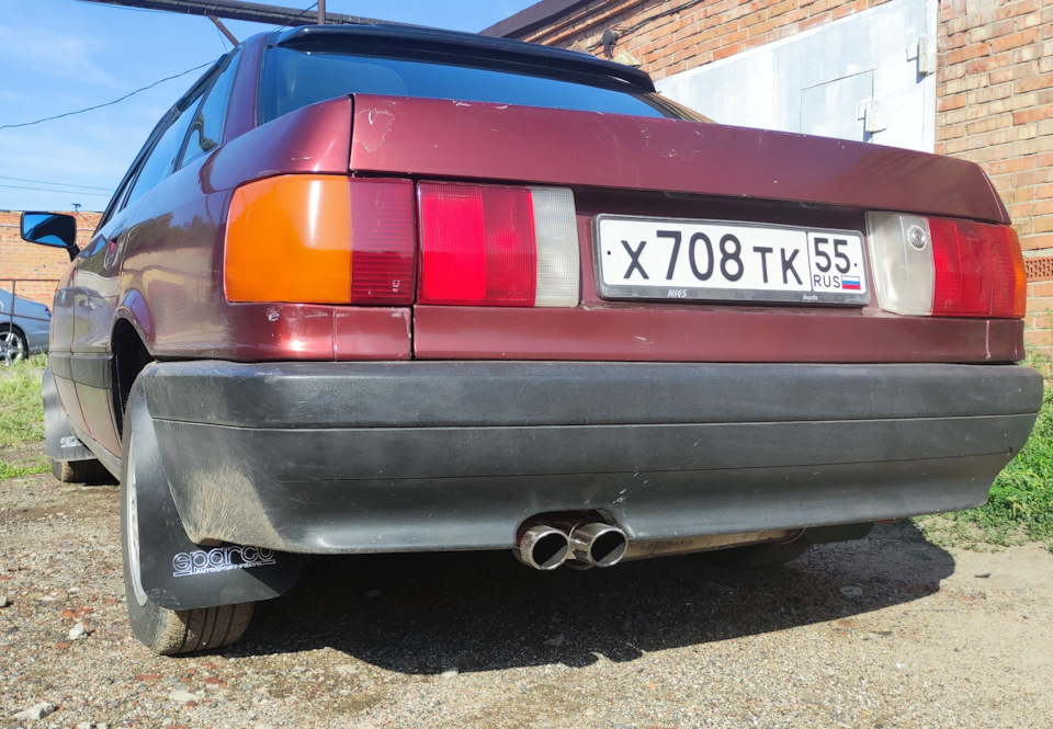 Новые локеры, брызговики sparco)) — Audi 80 (B3), 2 л, 1990 года ...