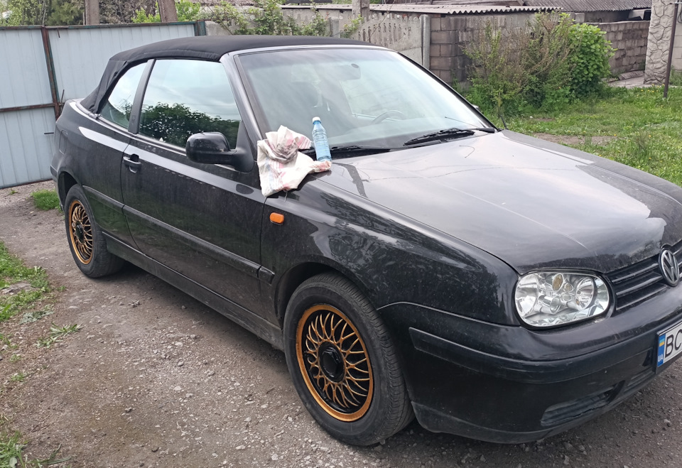 Диски на скорую руку — Volkswagen Golf Cabriolet Mk4, 1,6 л, 1998 года ...