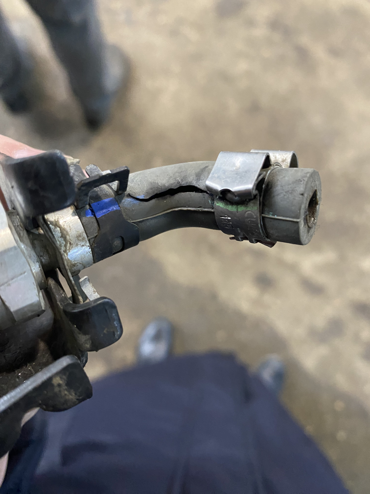 Прогорела трубка датчика давления ОГ — Renault Grand Scenic III, 1,6 л ...