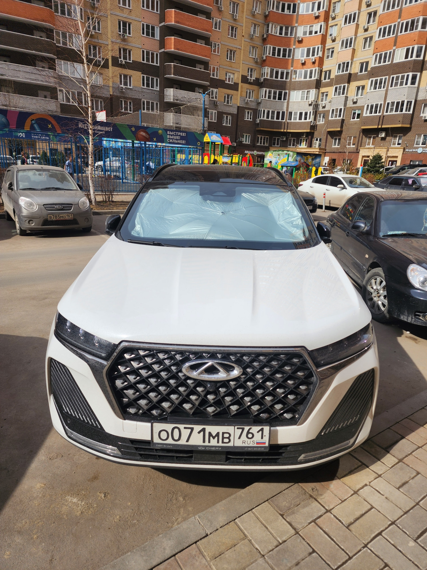 #16 зонт от солнца 🌞 для tiggo 7 pro max — Chery Tiggo 7 Pro Max, 1,6 л, 2024 года | аксессуары ...