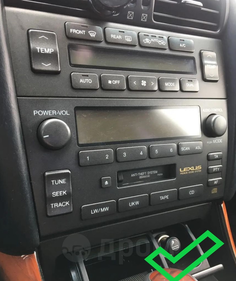 Замена ГУ с кнопочного на мультивижн — Lexus LS (UCF20), 4 л, 1998 года ...