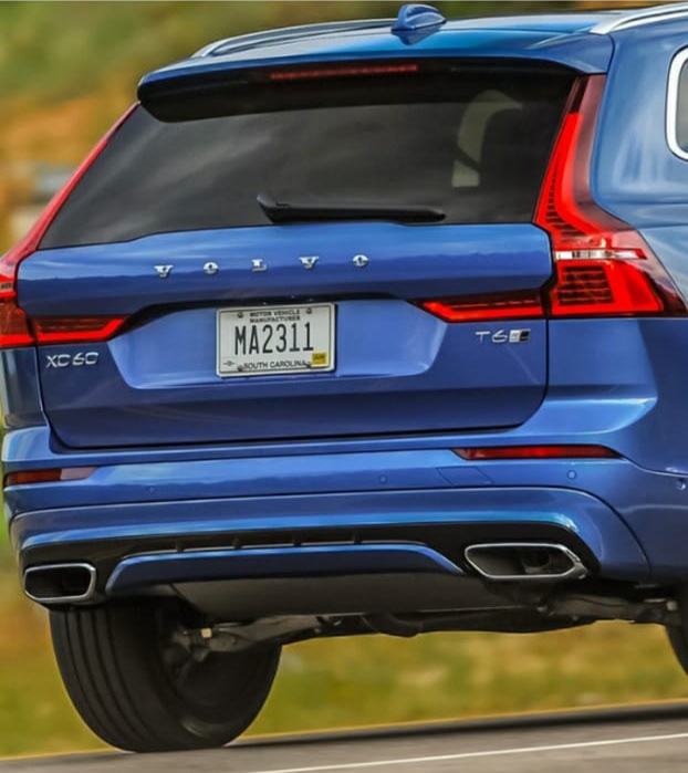 R-Design стиль заднего бампера — Volvo XC60 (2G), 2 л, 2018 года ...