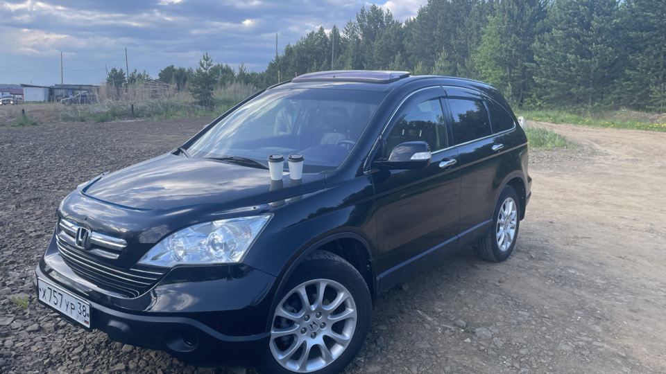 Боковые зеркала заднего вида — Honda CR-V (RE), 2,4 л, 2008 года ...