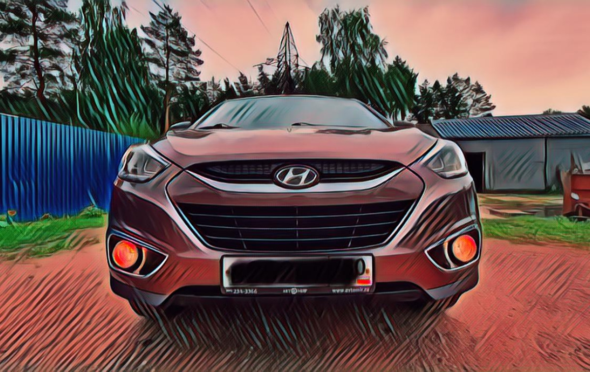 Кота лизатор (Катализатор) — Hyundai ix35, 2 л, 2014 года | визит на ...