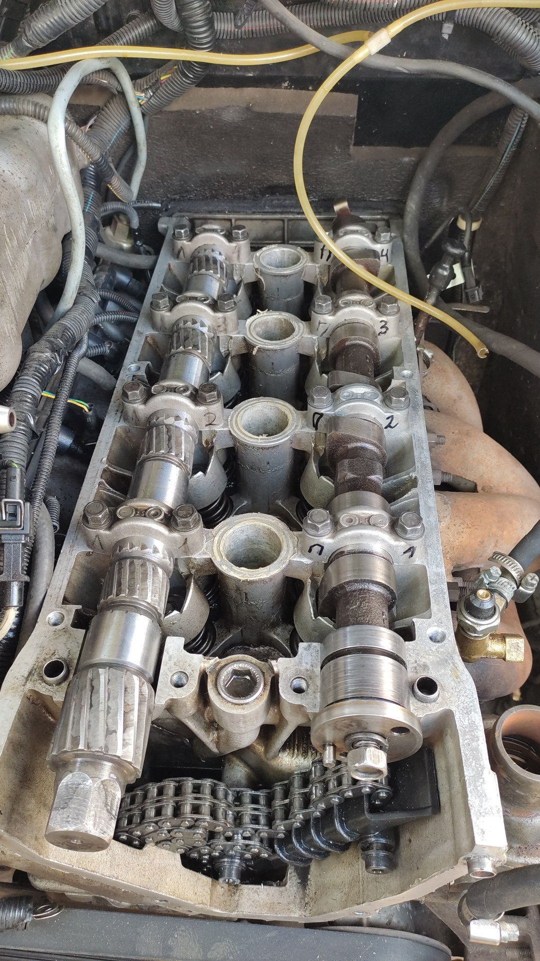 Развертка постелей распредвалов и установка 240 вала — УАЗ Patriot, 2,8 ...