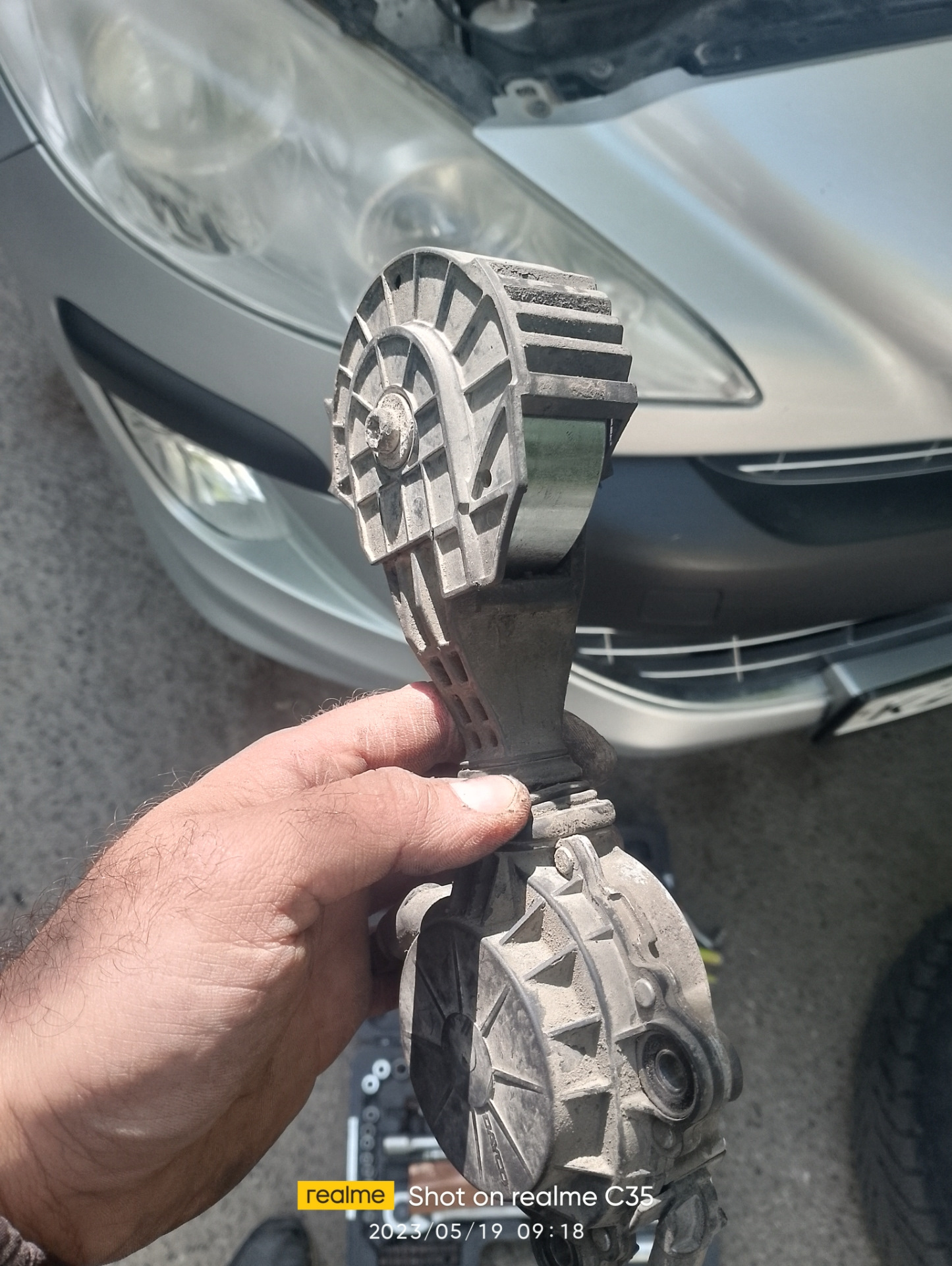 Замена фрикционного ролика "гитары" — Peugeot 308 (1G), 1,6 л, 2010 ...