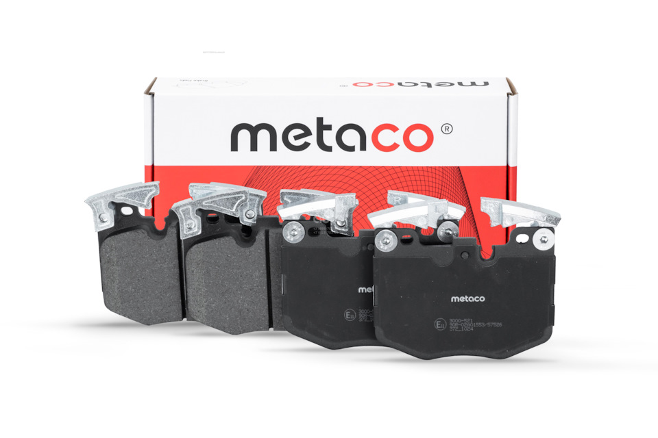 3000521 Колодки тормозные передние к-кт METACO | Запчасти на DRIVE2
