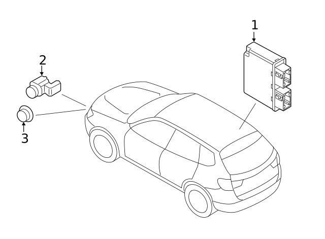 66209826784 Датчик парковки BMW | Запчасти на DRIVE2