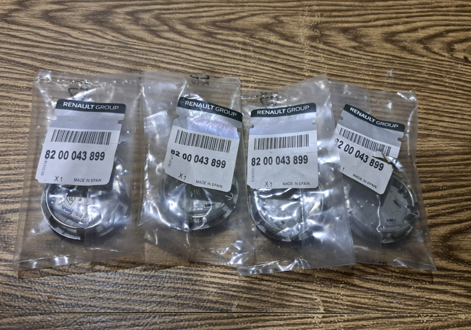 Зимний комплект колпачков литых дисков Renault — DRIVE2