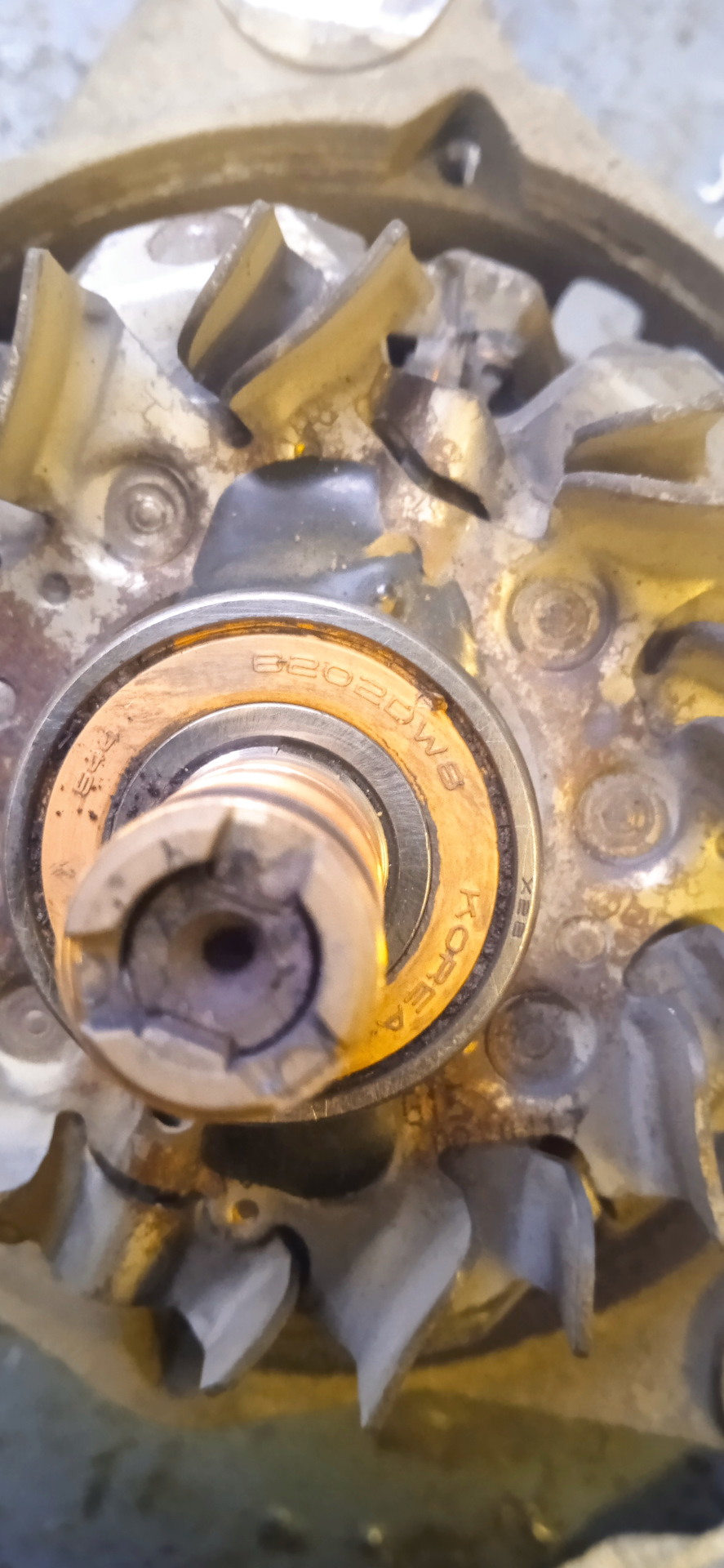 Ремонт/снятие генератора хендай ix35. дизель, 2010 г. в., 136 л.с., 6 ...