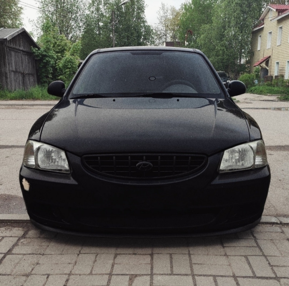 Губа универсальная SAMURAI — Hyundai Accent (2G), 1,5 л, 2006 года | тюнинг | DRIVE2