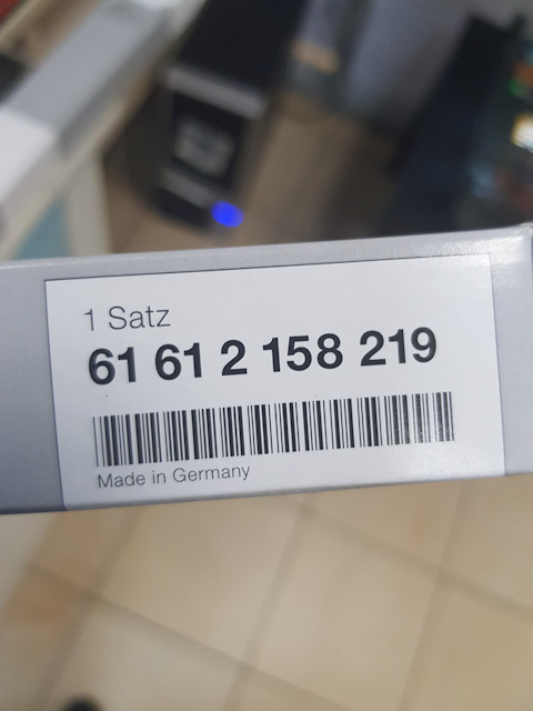 61612158219 Комплект щеток стеклоочистителя BMW | Запчасти на DRIVE2