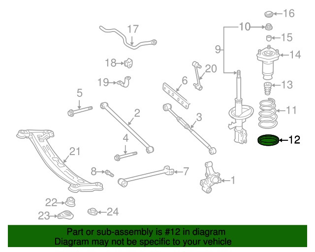 4825832020 ПРОСТАВКА ЗАДНЕЙ ПРУЖИНЫ НИЖНЯЯ. TOYOTA LEXUS | Запчасти на ...