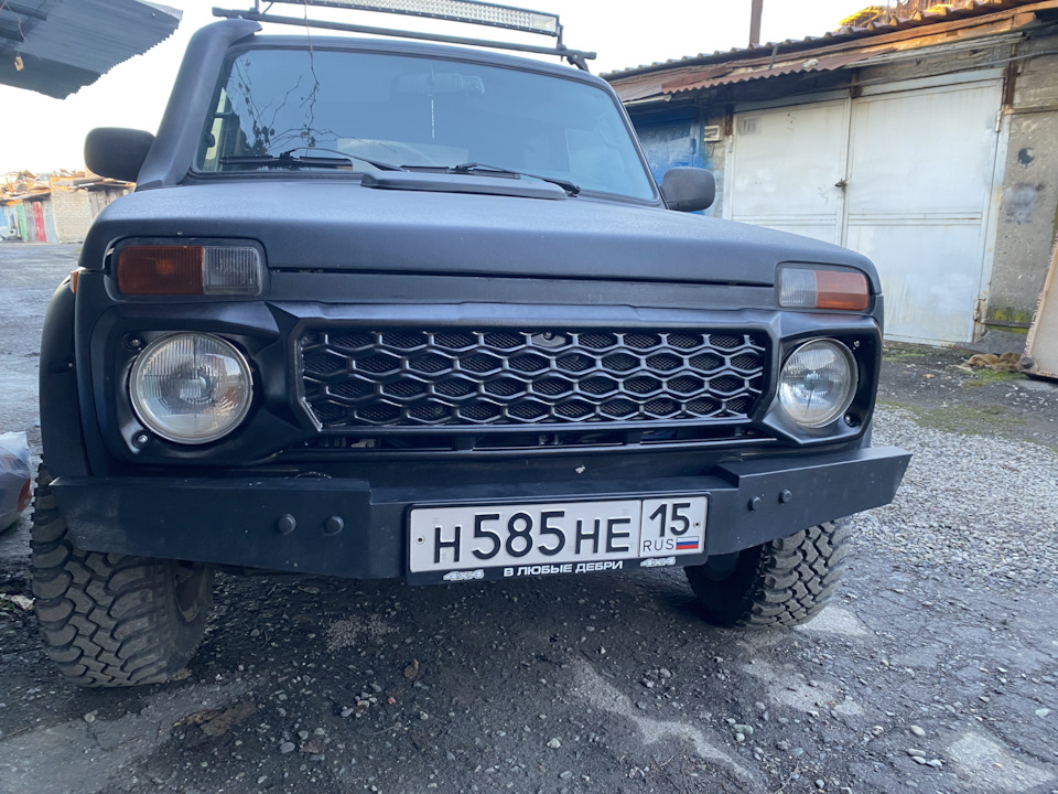 Установка решетки «Магнум» на ваз 21214 — Lada 4x4 3D, 1,7 л, 2006 года ...