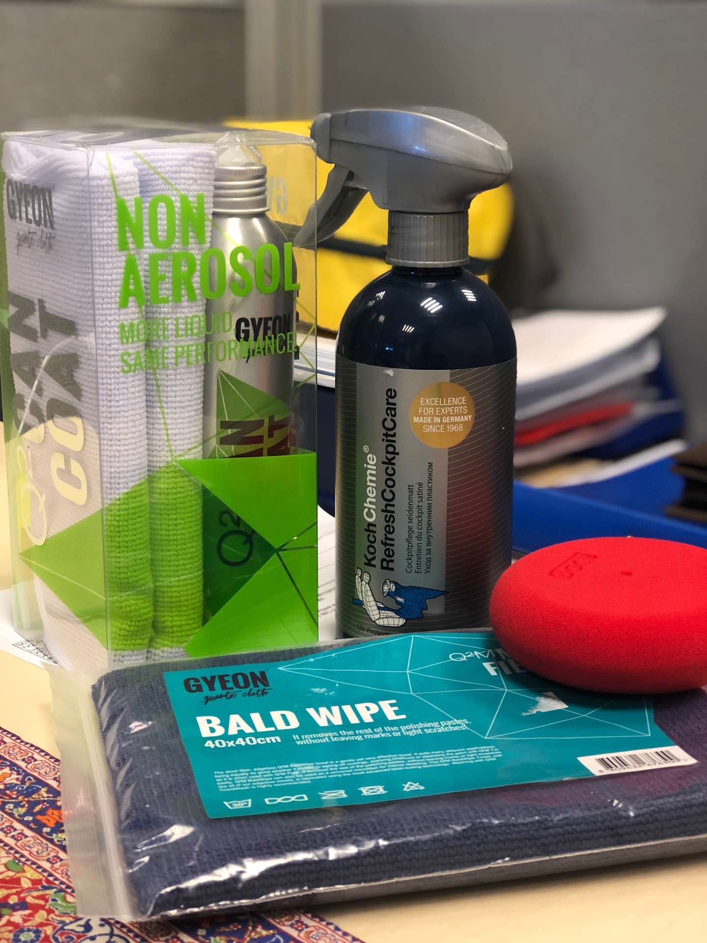 Gyeon Can Coat pro и Koch Refresh Cockpit Care — Toyota Camry (XV70), 2 ...