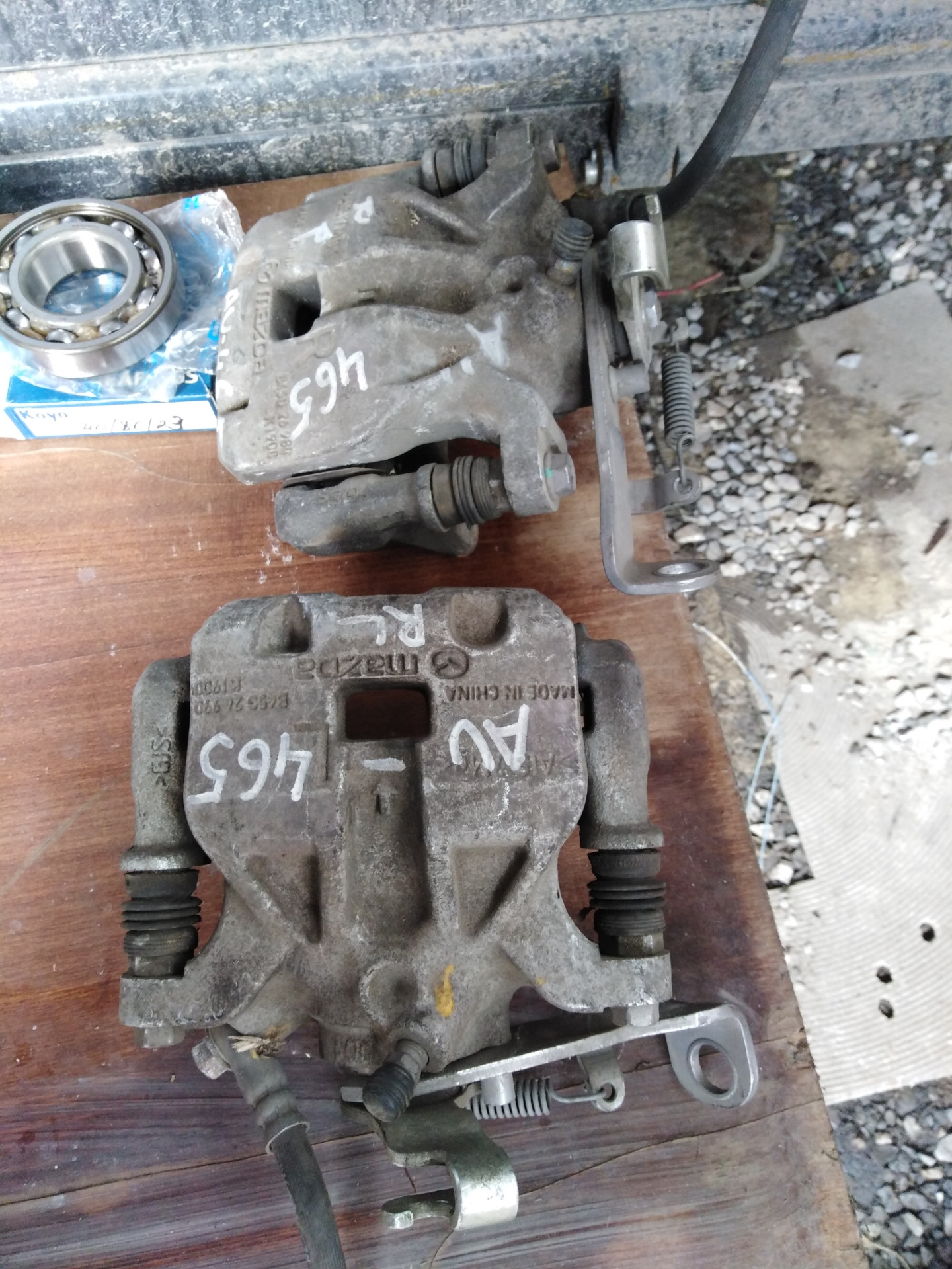 Задние дисковые тормоза, ревизия передних суппортов, ревизия заднего ...