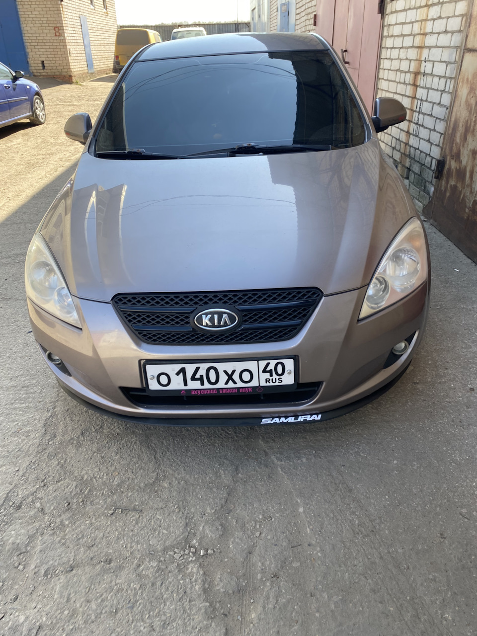 Антихром решетки — KIA Ceed (1G), 1,6 л, 2008 года | стайлинг | DRIVE2