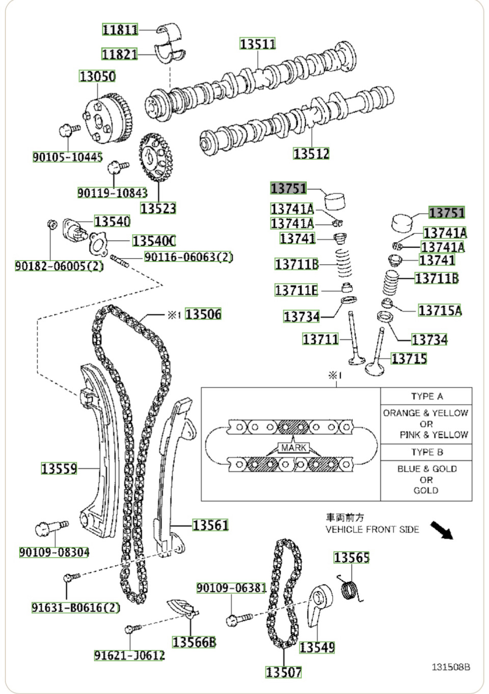 Замена ГРМ — Toyota Avensis II, 2 л, 2007 года | плановое ТО | DRIVE2
