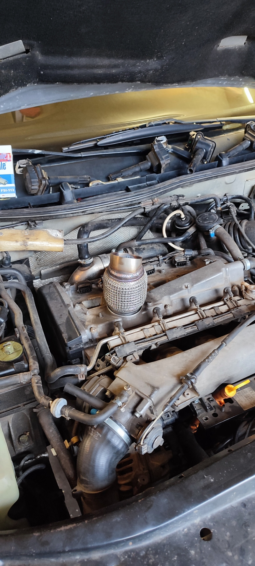 Downpipe — Skoda Octavia A4 Mk1, 1,8 л, 2000 года | тюнинг | DRIVE2