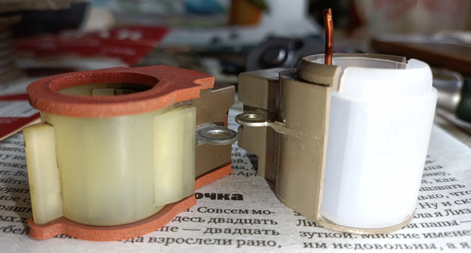 Щетки генератора 755ab — Chrysler Sebring (2G), 2,4 л, 2002 года ...