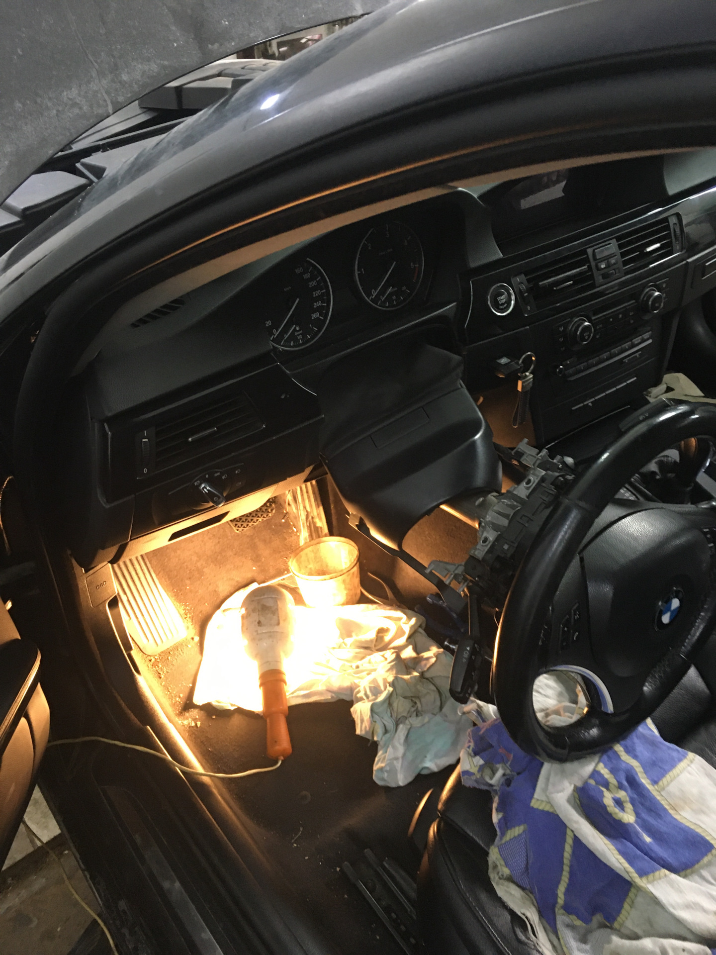 Радиатор печки, наконец-то жара! — BMW 3 series Coupe (E92), 2 л, 2011 ...