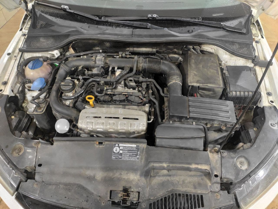 Мойка подкапотки и установка защиты — Volkswagen Scirocco (3G), 1,4 л ...