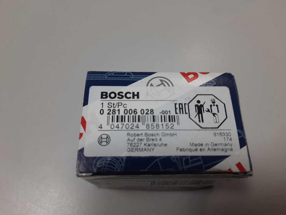 0281006028 Датчик давления наддува BOSCH | Запчасти на DRIVE2