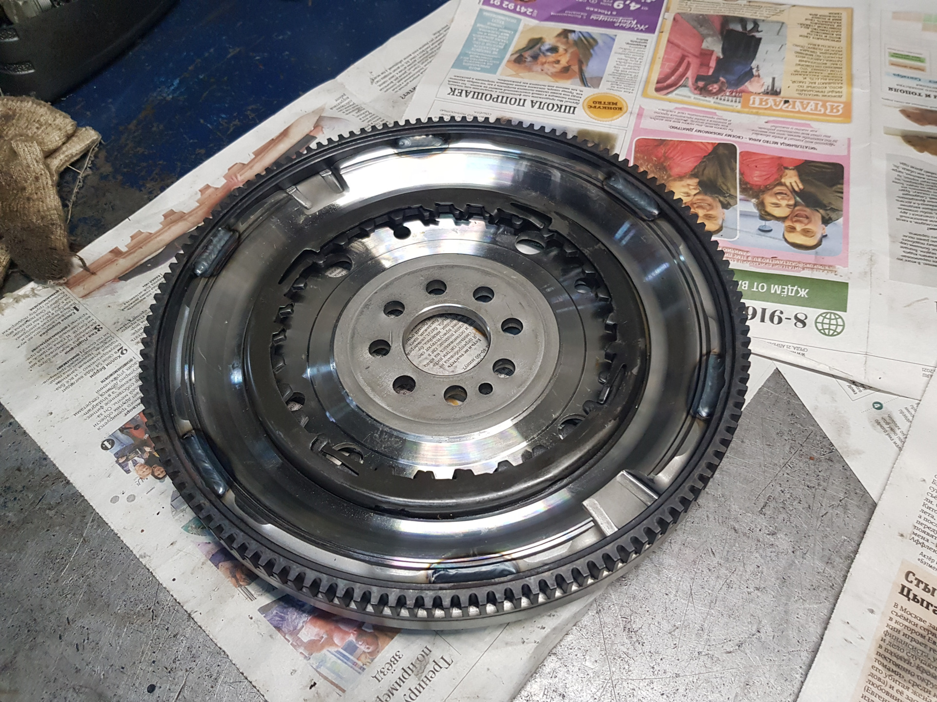 🛠И снова DSG… Замена сцепления и маховика — Volkswagen Passat B6, 1,8 л ...