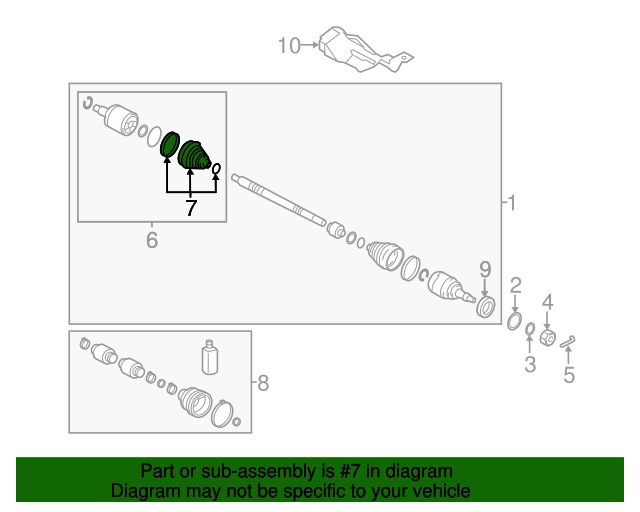 495833S000 Пыльник шруса в сборе KIA HYUNDAI | Запчасти на DRIVE2